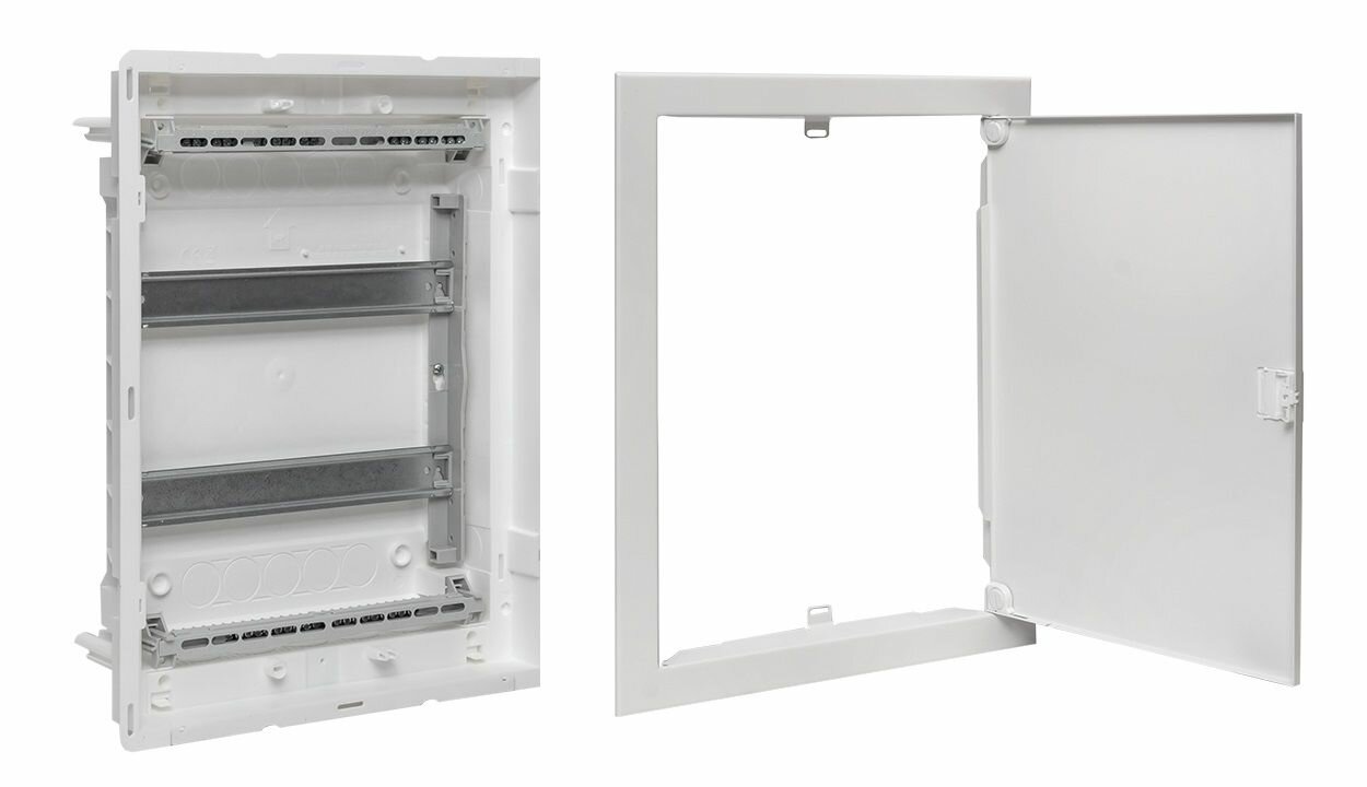 Щит силовой встраиваемый "Nova" (с DIN-рейками) 24 модулей IP40 EKF PROxima c дверью металлической для щита "Nova" 2 габарит IP40 EKF PROxima