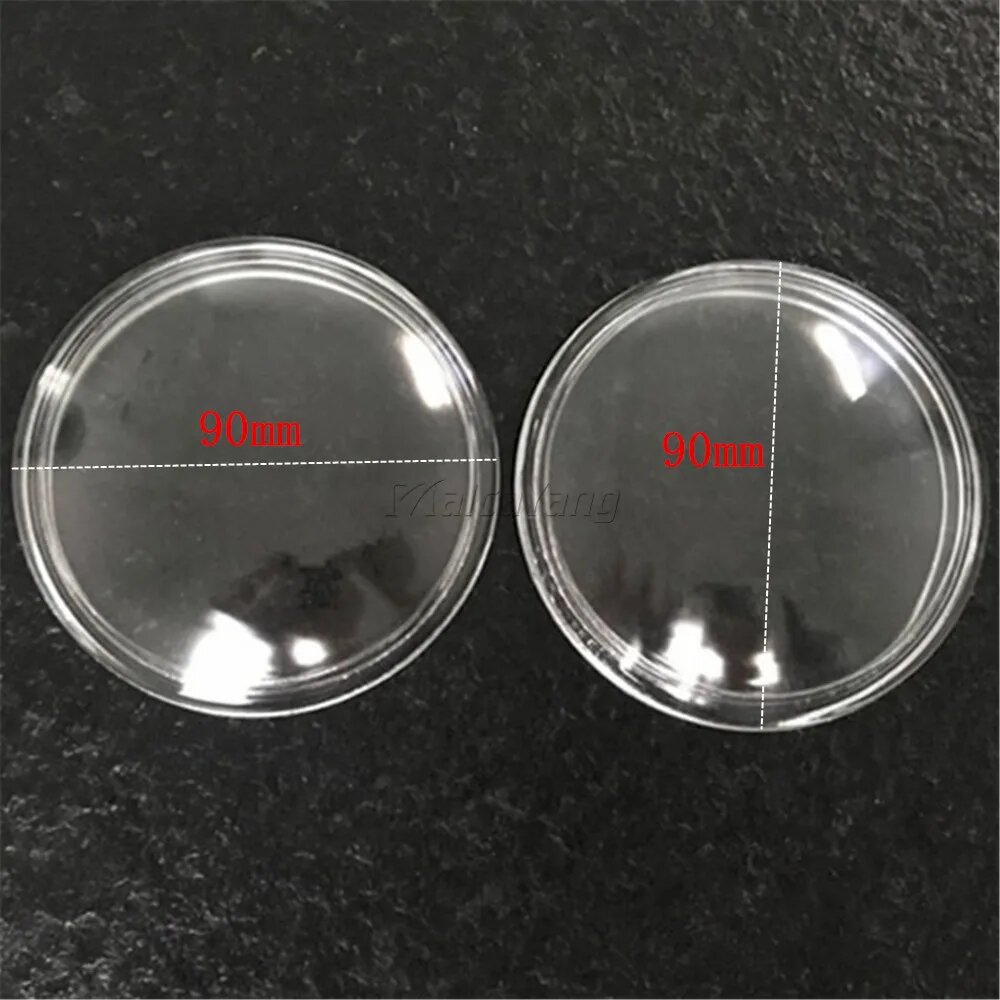 Круглые противотуманные светильник 90 мм, прозрачные стеклянные линзы для Peugeot 301 308 408 2008 4007 4008 5008 207 307 3008 407 607