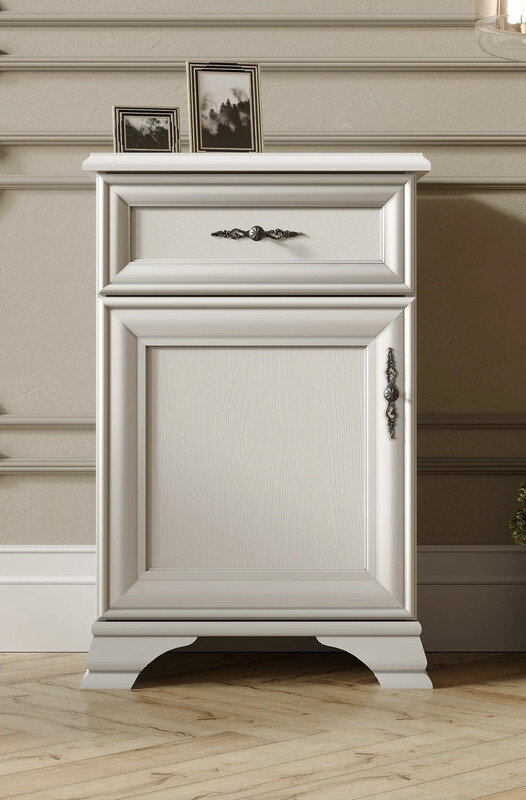 Тумба БРВ-мебель KENTAKI KOM1D1S/L Белый