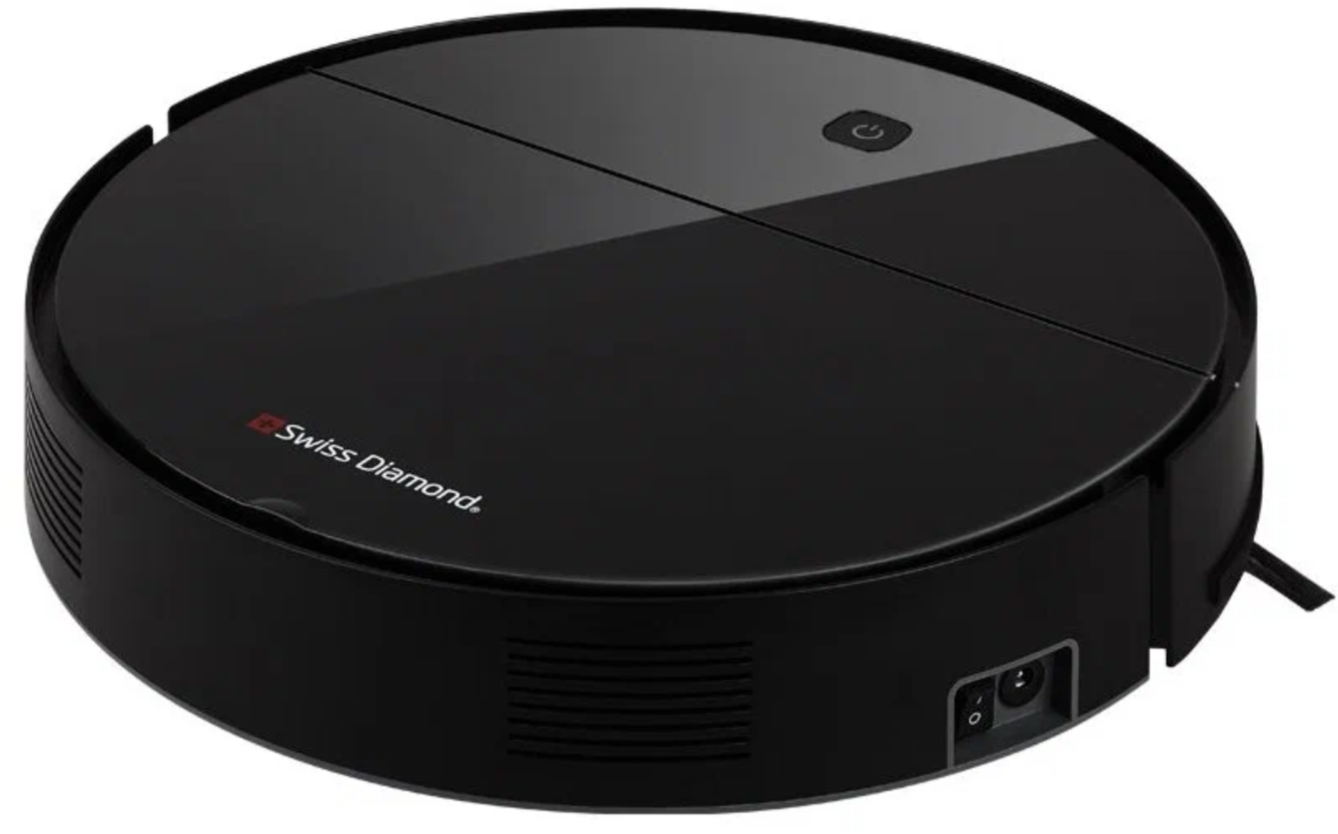 Робот-пылесос Swiss Diamond SD-RVC 001 Черный / робот пылесос +с влажной уборкой