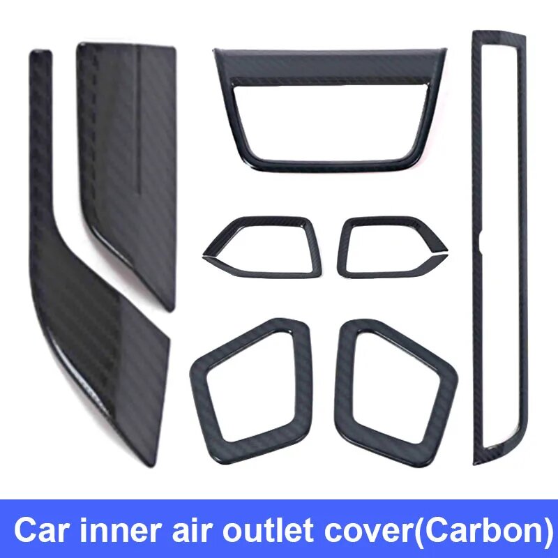 Vtear внутренняя центральная консоль автомобиля, вентиляционное отверстие, накладка, наклейки, декоративные стили, аксессуары для интерьера для Haval H3 2024 Full set-Carbon