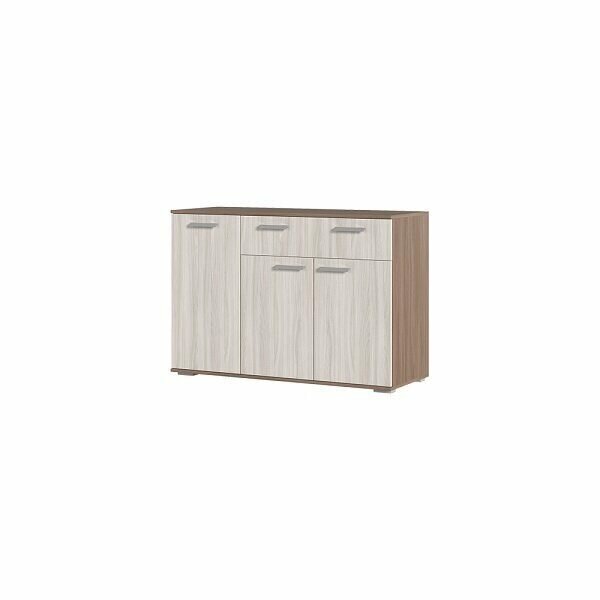 Комод К-4 (Шимо тёмный/Шимо светлый) 120х46х83