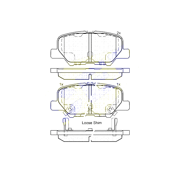 ICER 182118 (1609899680 / 4605A802 / 4605A998) 182118 колодки дисковые задние\ Mazda (Мазда) 6, Mitsubishi (Мицубиси)