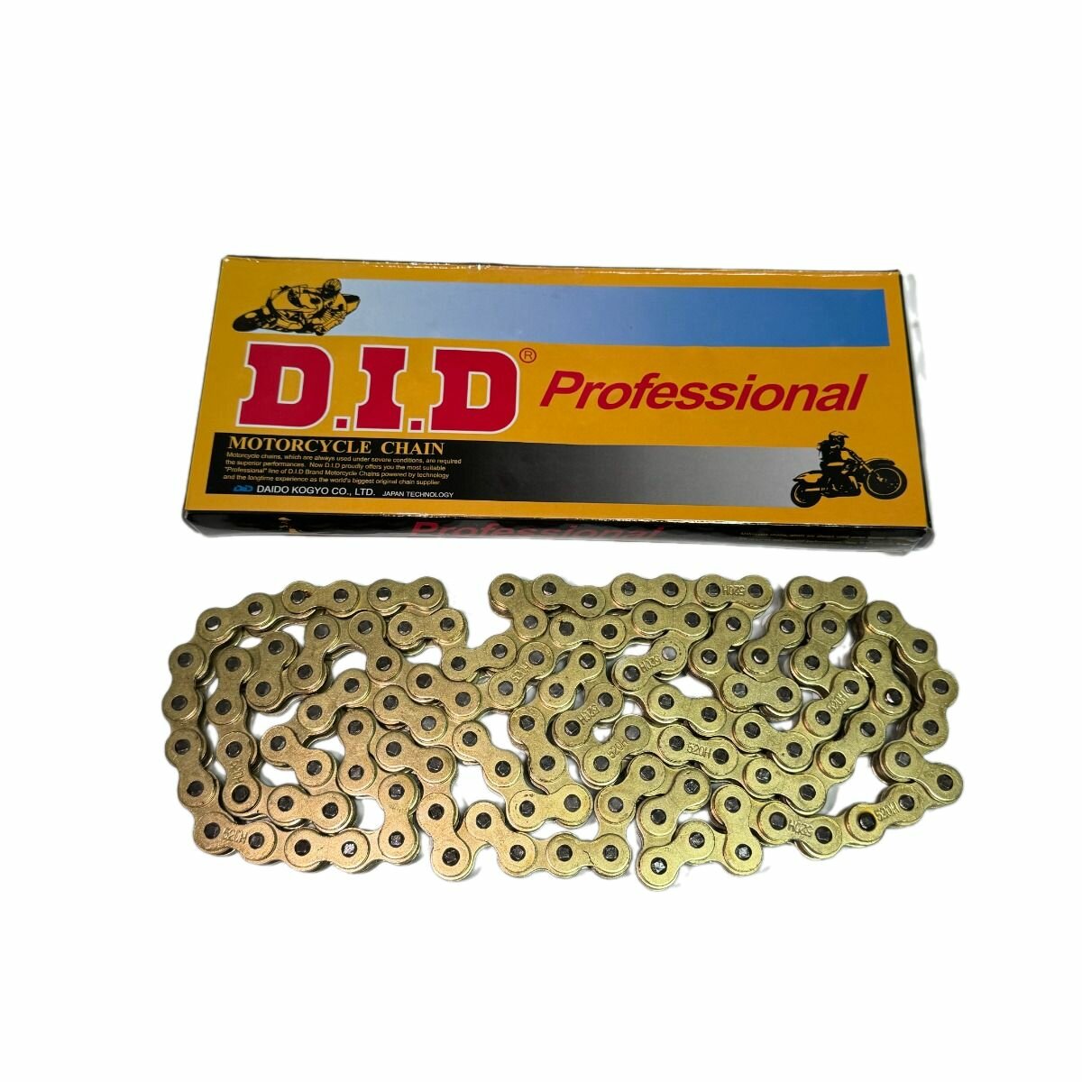 Цепь приводная 520H-120L DIDvf (gold, усиленная)