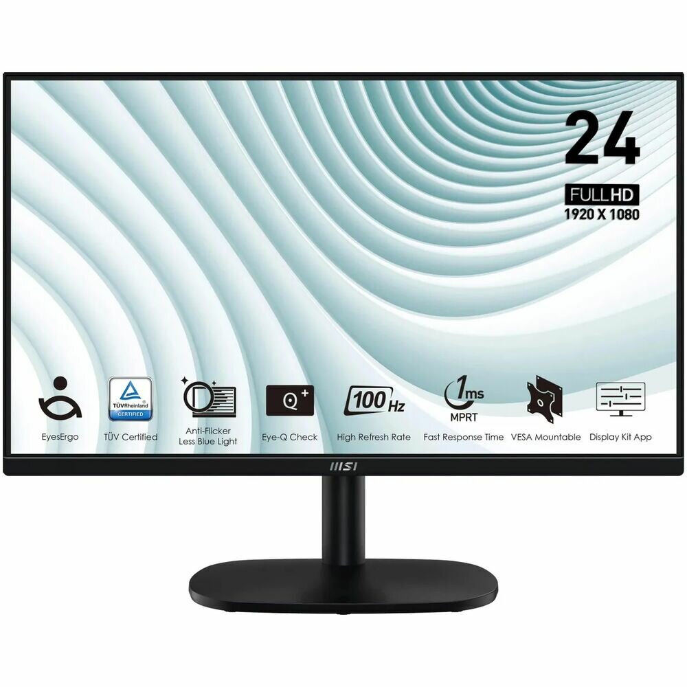 Монитор 24" MSI PRO MP245V VA 1920x1080 4ms HDMI, VGA