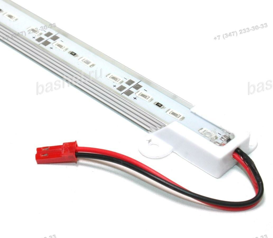 Line-12-5630-36SMD-F (27-Red 660nm, 9-Blue 460nm) 12V, 14W, IP68 фито (507x40x9мм), Линейка светодиодная