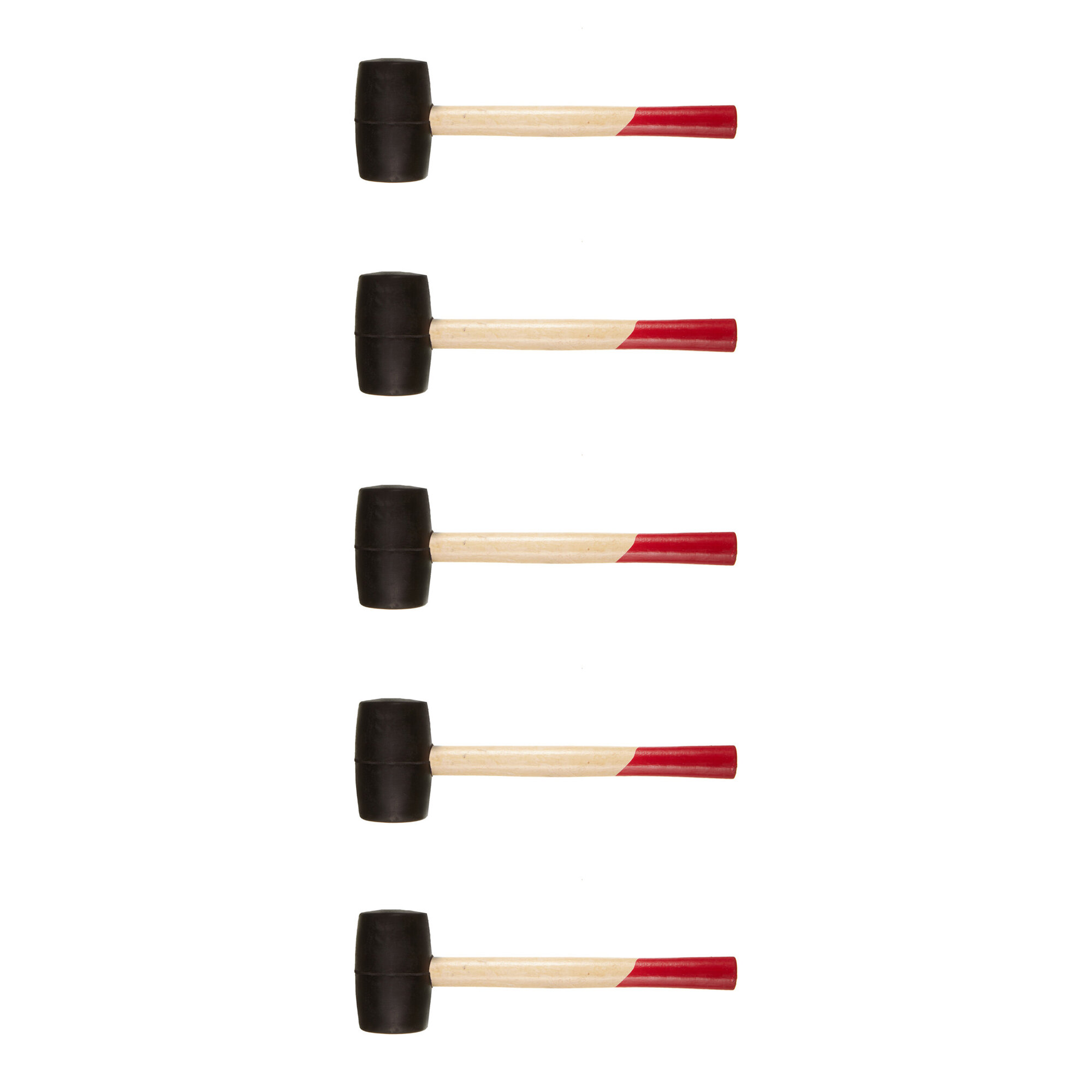 Киянка резиновая 600 г деревянная ручка (5 шт.)