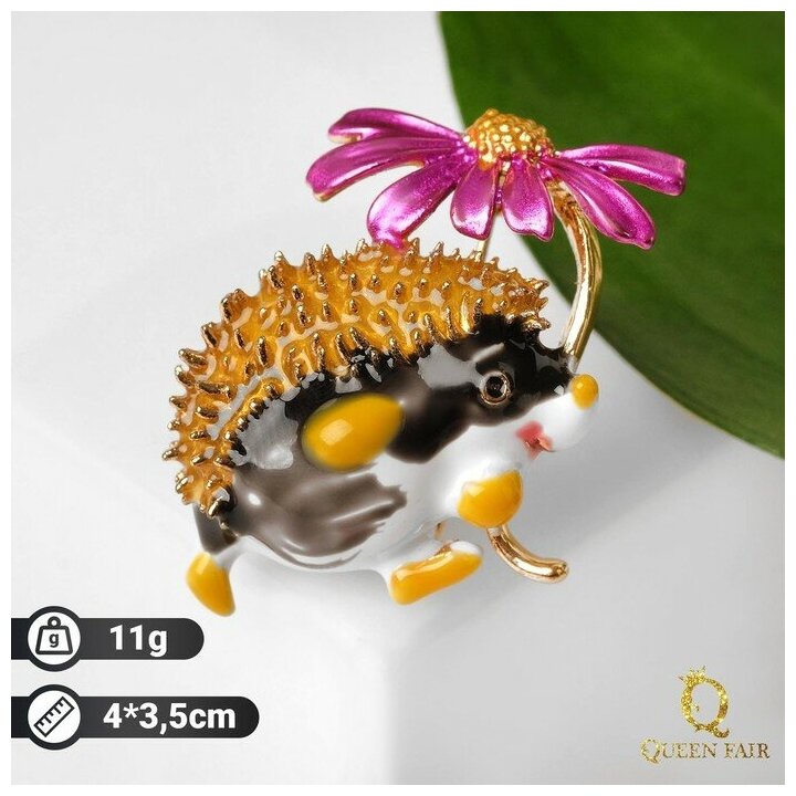 Славянский оберег, брошь, эмаль