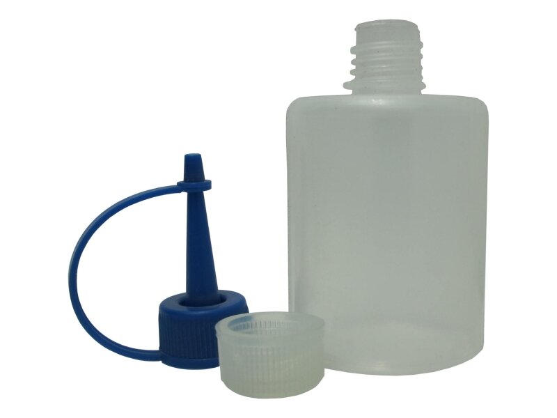 Банка-капельница 40 мл с крышкой-капельницей и транспортировочной крышкой ПЭ
