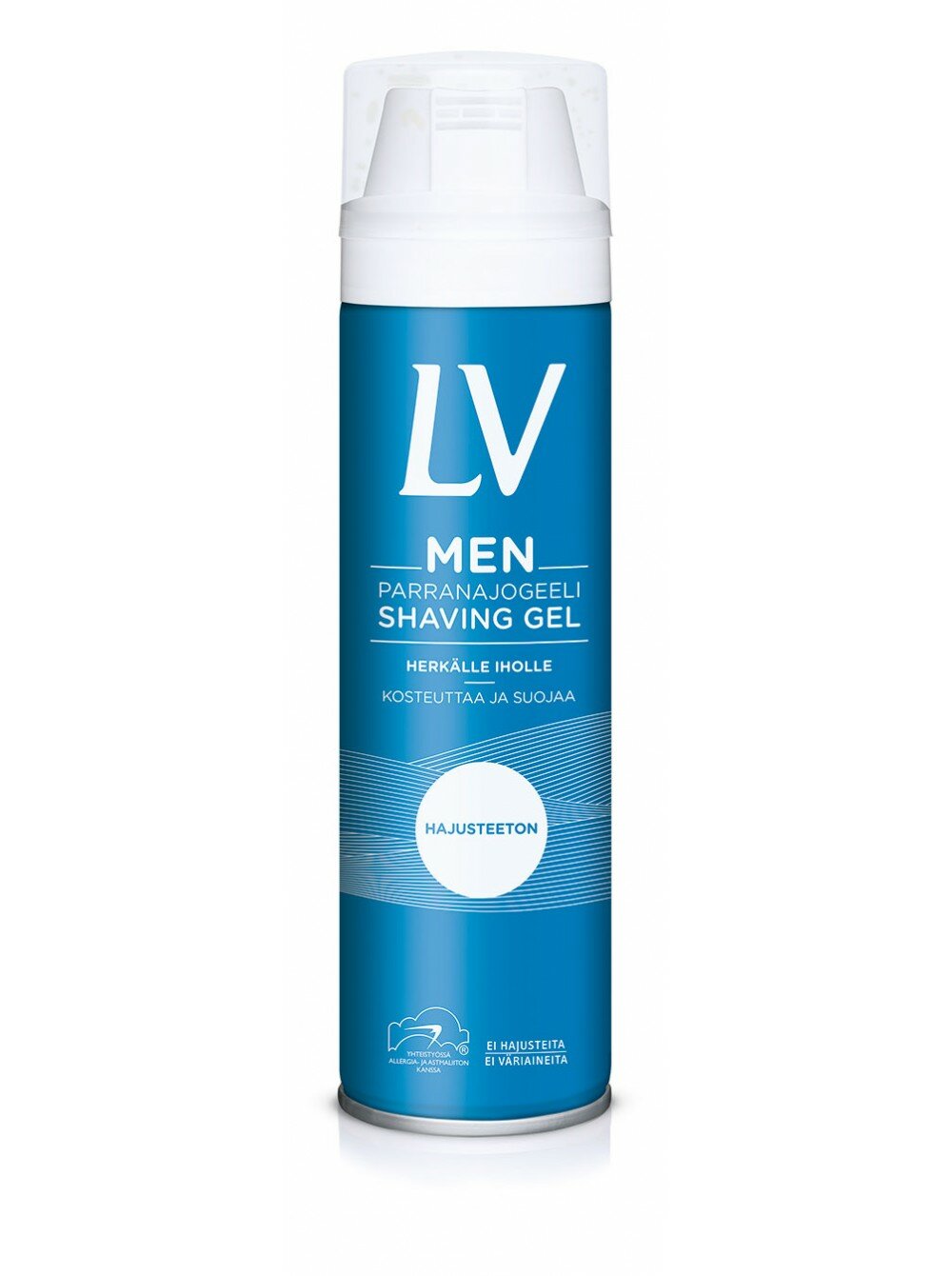 Гель для бритья LV Men, для лица и бороды, гипоаллергенный, 200мл