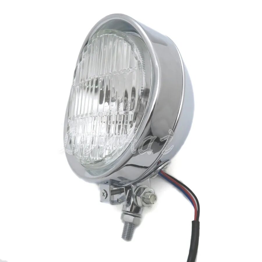 Мотоциклетная хромированная Ретро фара 5,7 дюйма 12 В с прозрачными линзами для старых школьных катушек Harley на заказ