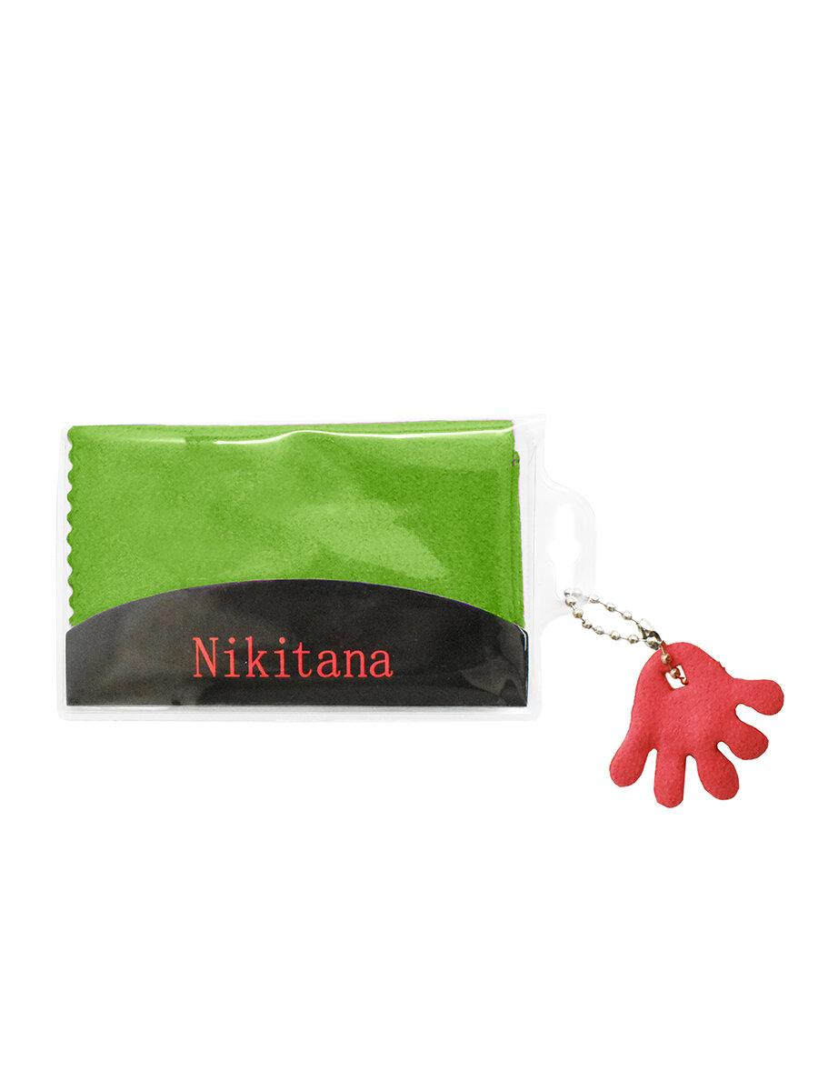 Салфетка для очков из микрофибры зеленая 17*14 см - отлично очищает очковые линзы