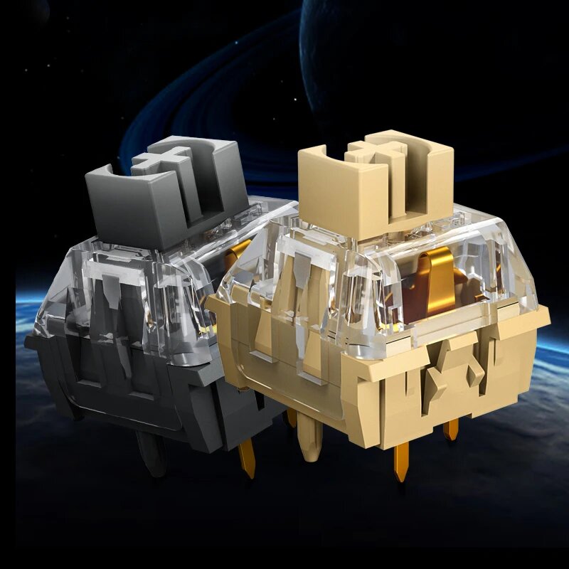 Оптовая продажа Kailh Box Switch Midnight Pro линейные тактильные переключатели для изготовления на заказ DIY механическая клавиатура, совместимая с Cherry MX 5 контактов