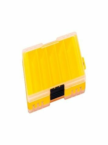 Коробка рыболовная малая двусторонняя Fishka Petrov Балансир, желтая