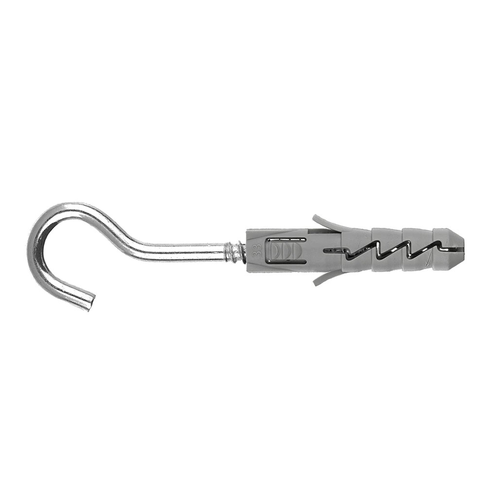 Дюбель распорный KOELNER FIX06S 6х30 мм с S-крюком 3,5х50 мм 6 шт