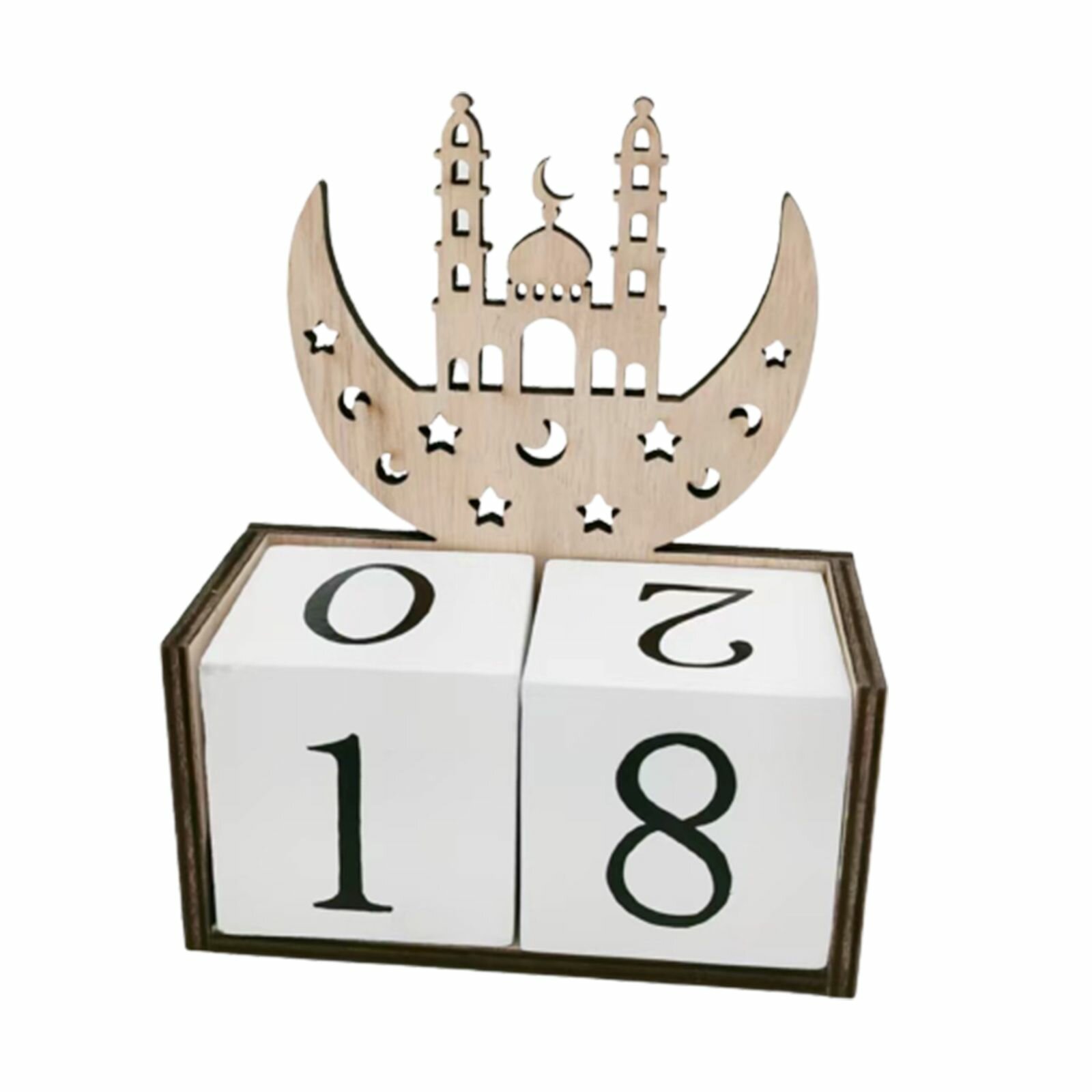 Деревянный календарь обратного отсчета "Eid Mubarak", 2