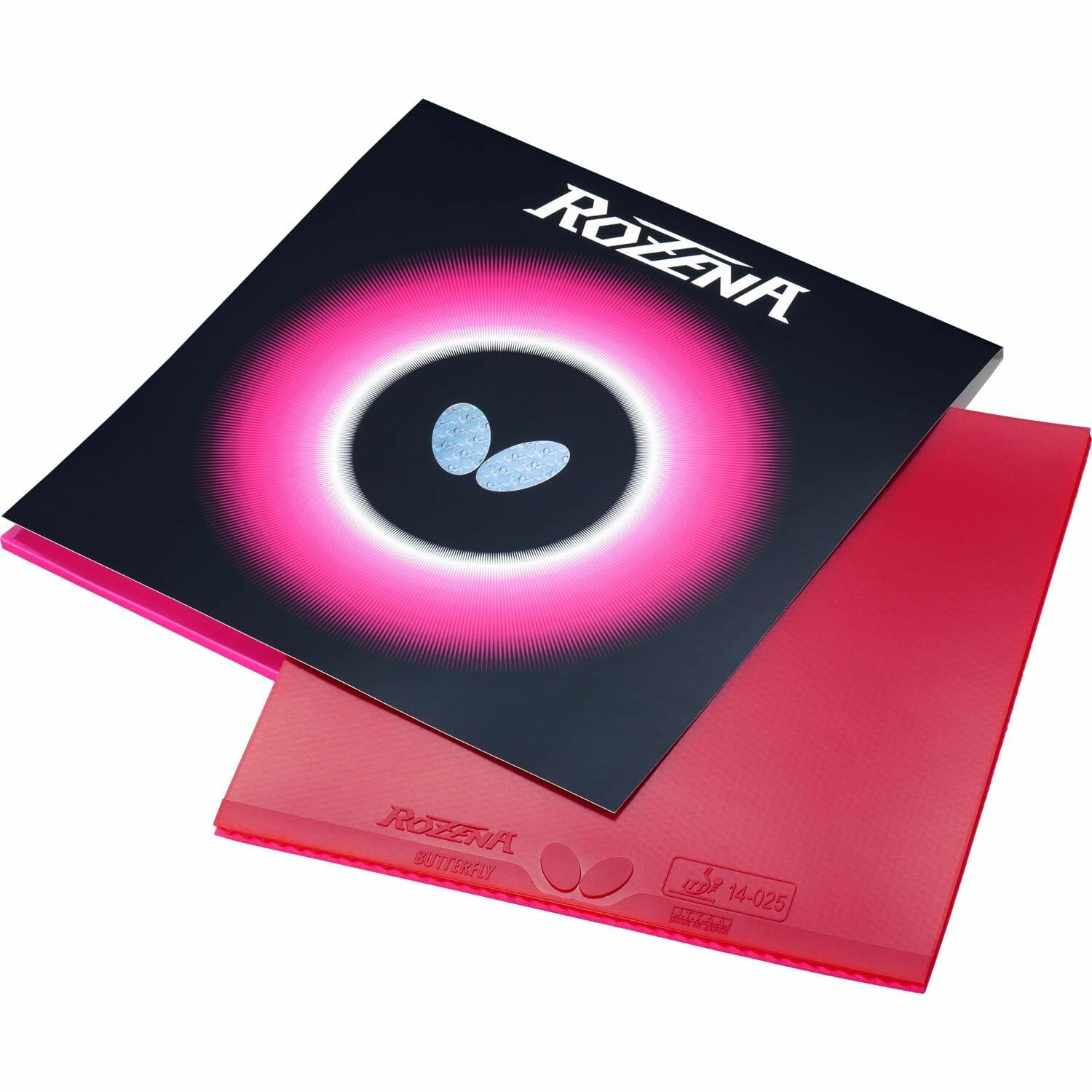 Накладка для настольного тенниса BUTTERFLY ROZENA, red 2.1mm