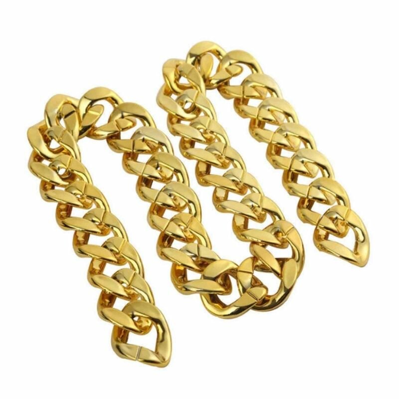 (1 штука) Большая золотая Цепочка Tyrant gold-100 см
