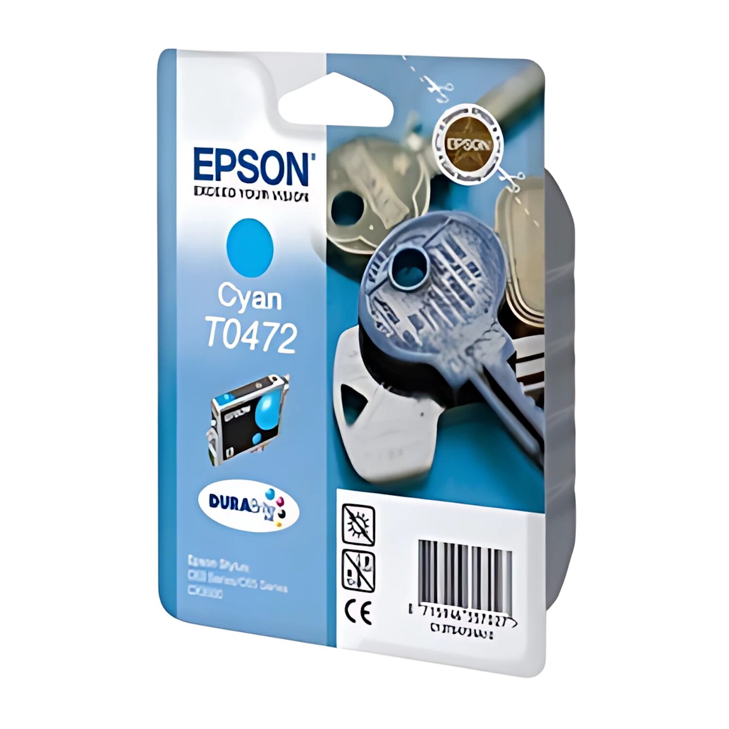 Картридж Epson T0472 Cyan C13T04724A10