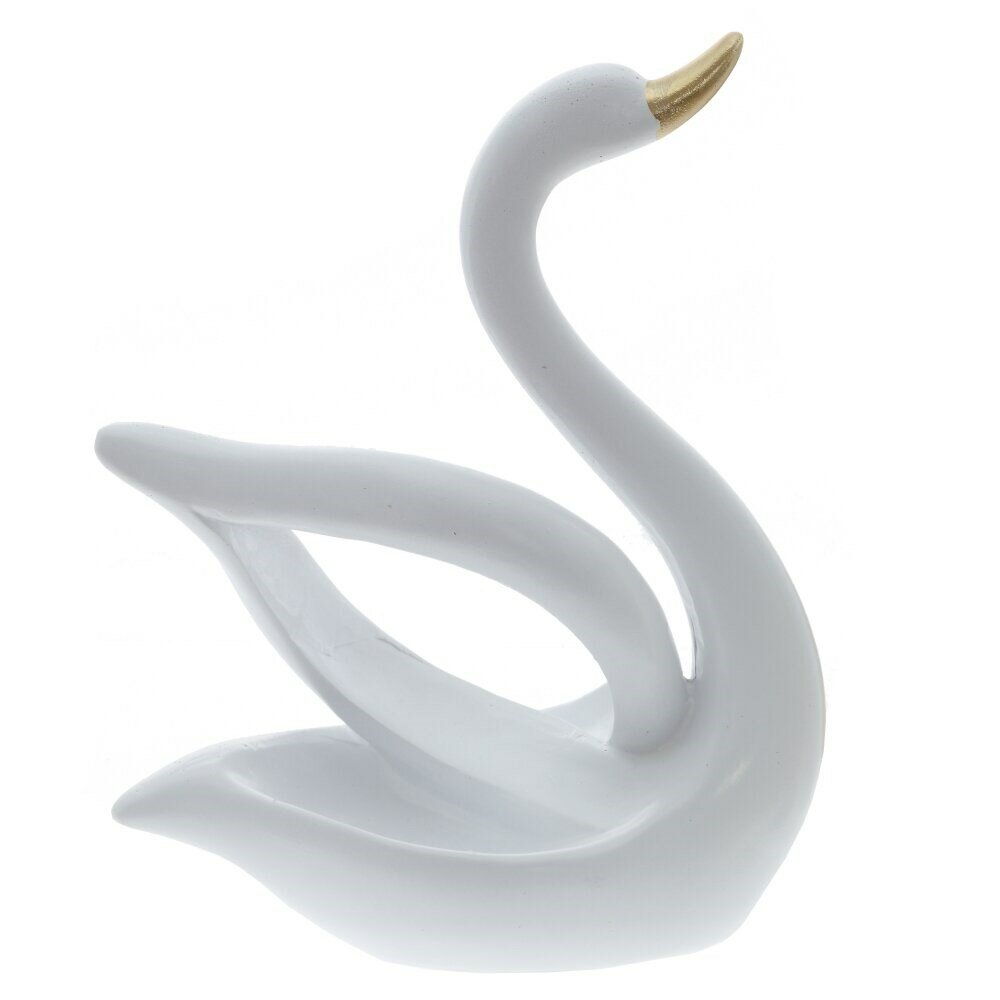 Фигурка декоративная "Лебедь", L=18 W=8,5 H=26 см