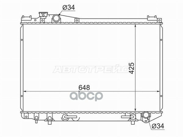Радиатор Toyota Crown 87-99 / Crown Majesta 91-95 Sat арт. TY0006-140