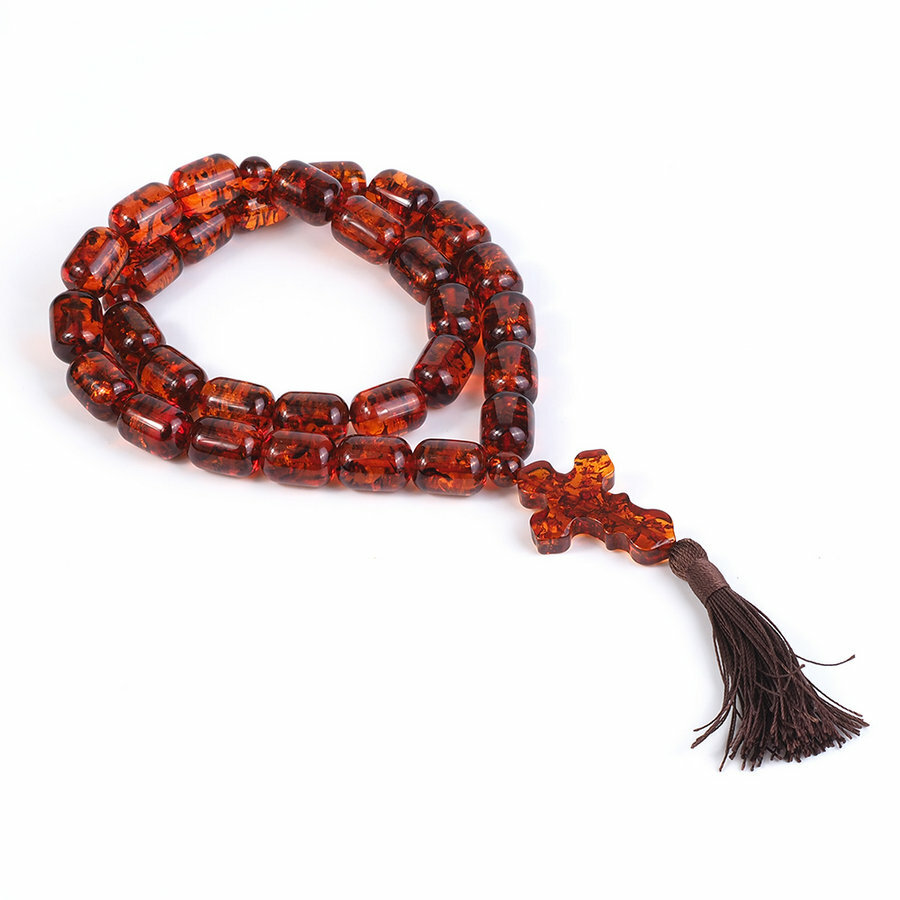 Чётки, янтарь