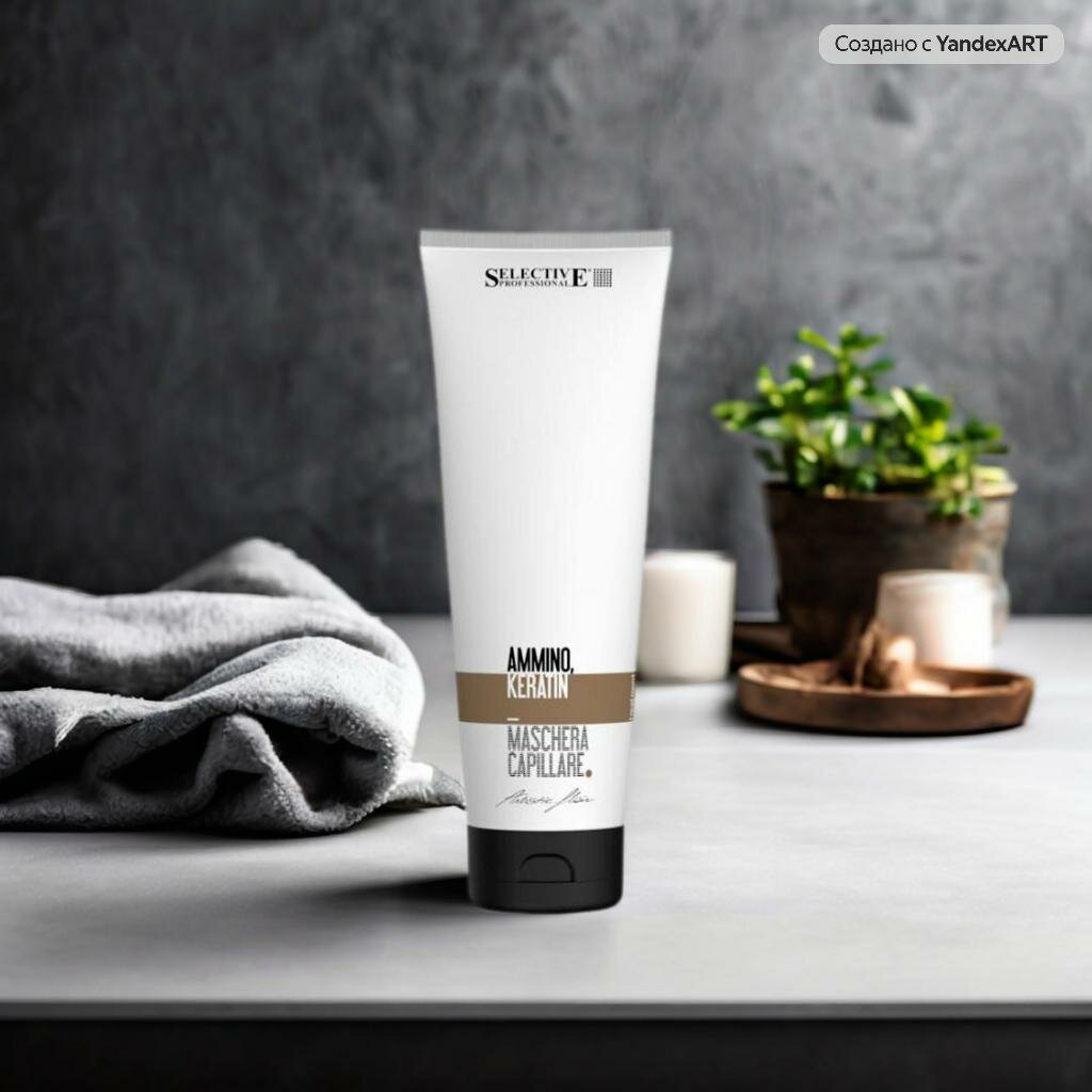 Маска для волос с кератином Selective Professional Artistic Flair Ammino Keratin, для сухих и повреждённых волос, 300мл