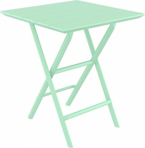 Стол пластиковый складной Siesta Contract Helen Folding Table 60 Опаловый зеленый