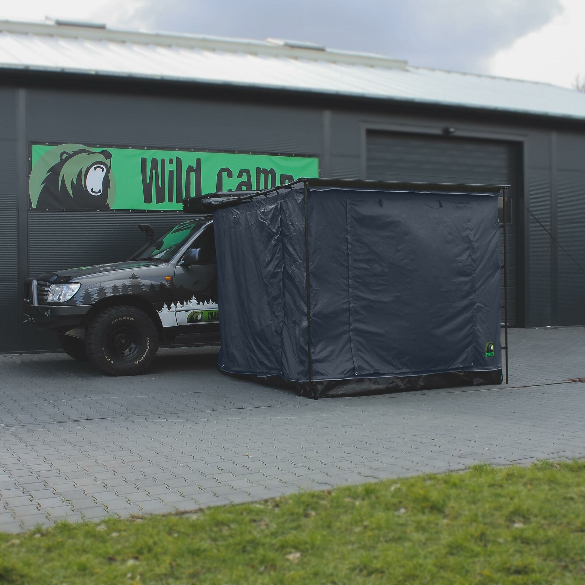 Тент-палатка Decathlon Wild Camp, 2,5 x 3 м, цвет серый, полиэстер