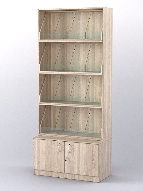 Стеллаж Т-25, Дуб Сонома. Производитель товара - компания Westcom.