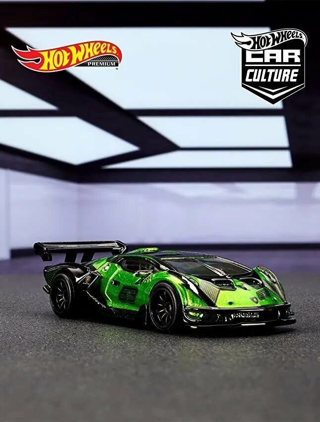 Машинка коллекционная Mattel Hot Wheels Premium Car Culture: FPY86 LAMBORGHINI ESSENZA SCV12