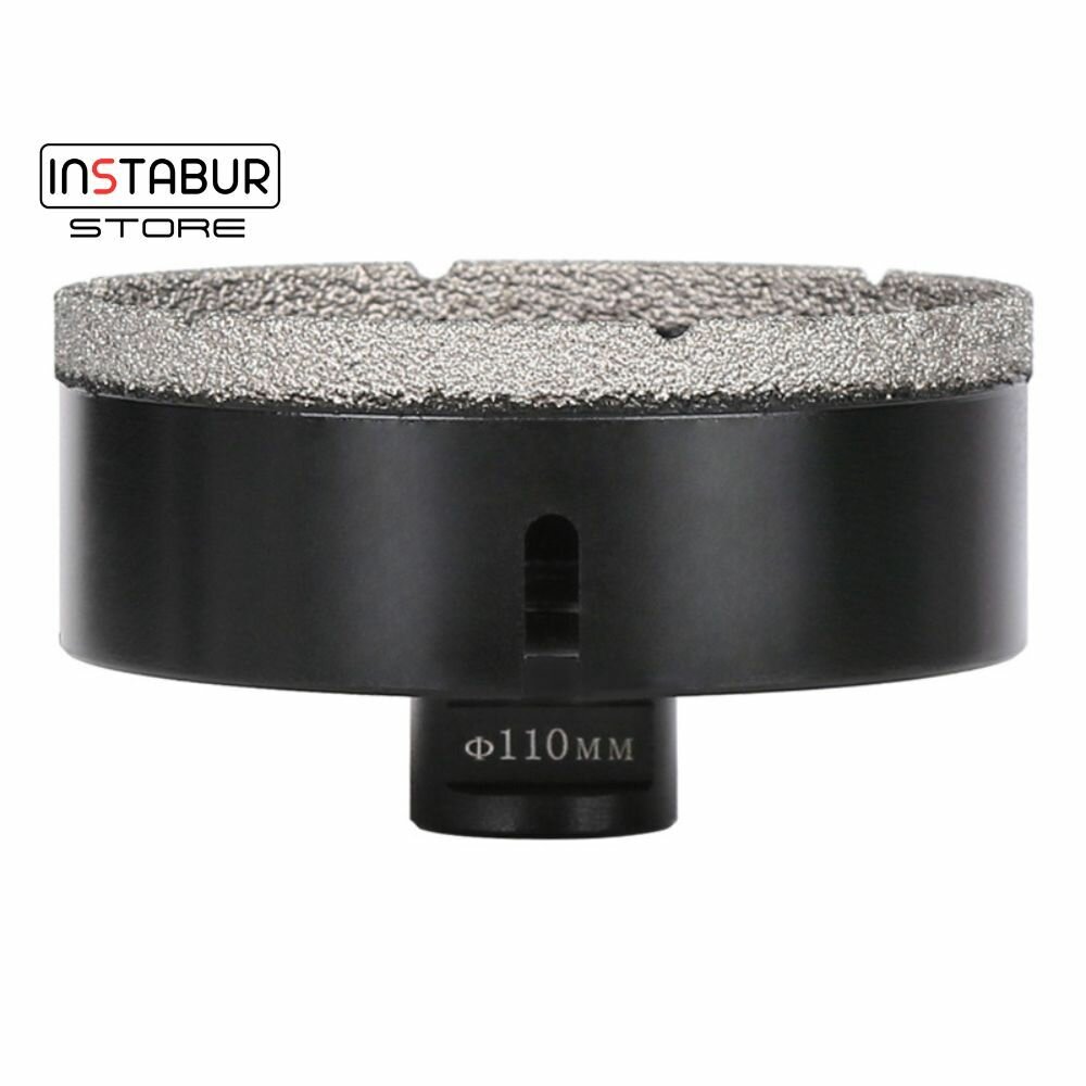 Коронка алмазная 110мм, Instabur Black на УШМ М14