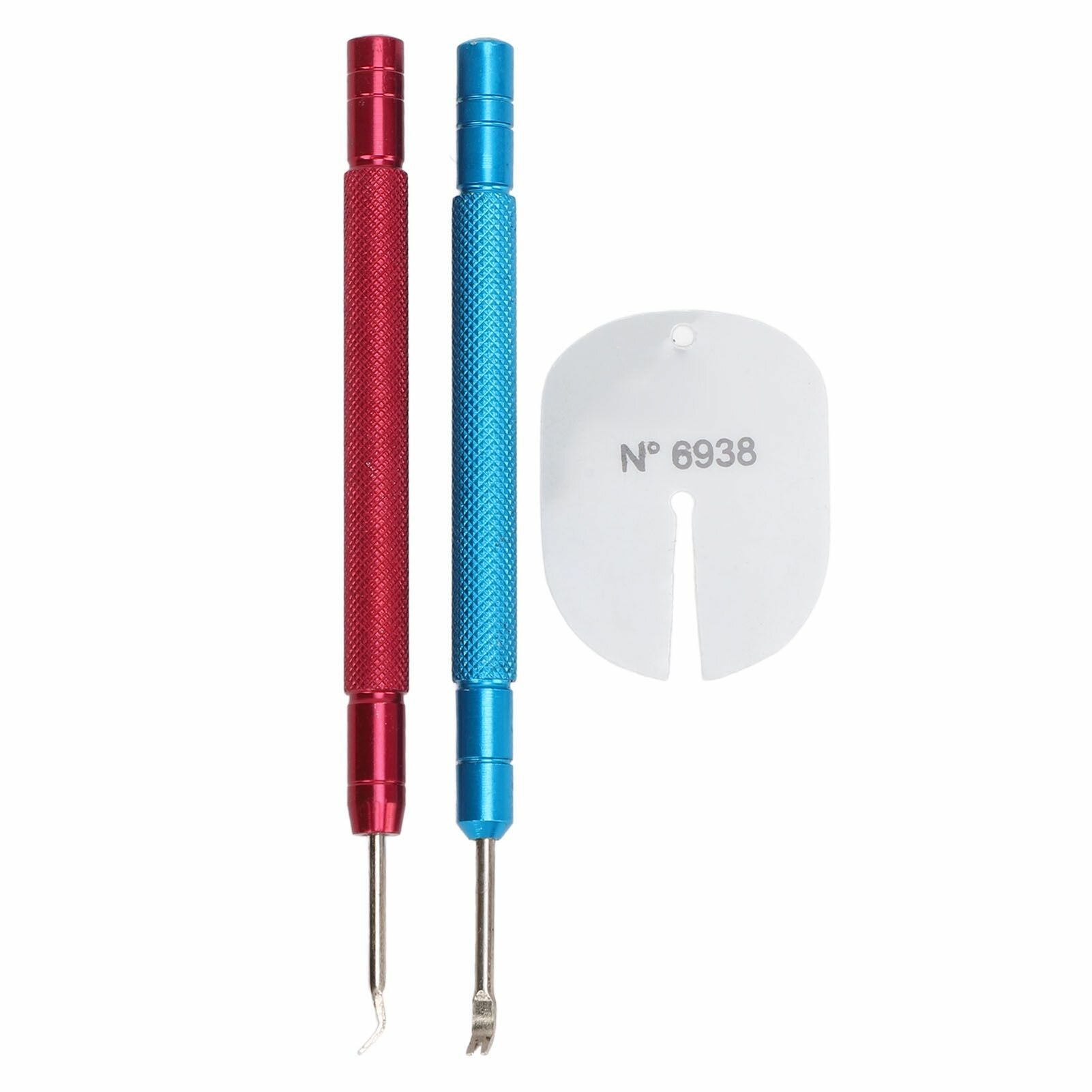 Инструмент для снятия стрелок часов, 2 шт, нескользящая ручка из легированной стали с накладкой для часовщиков, инструмент для ремонта иглы