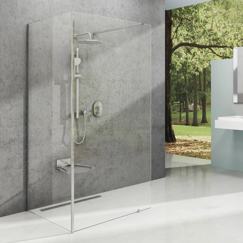 Душевая перегородка Ravak Walk-In Corner 120 см, стеклянная
