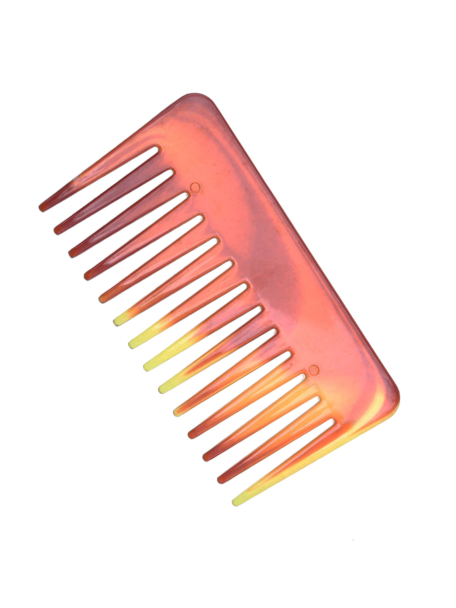 Гребень Royal rose, для вьющихся волос, 11.5см, светло-коричневый