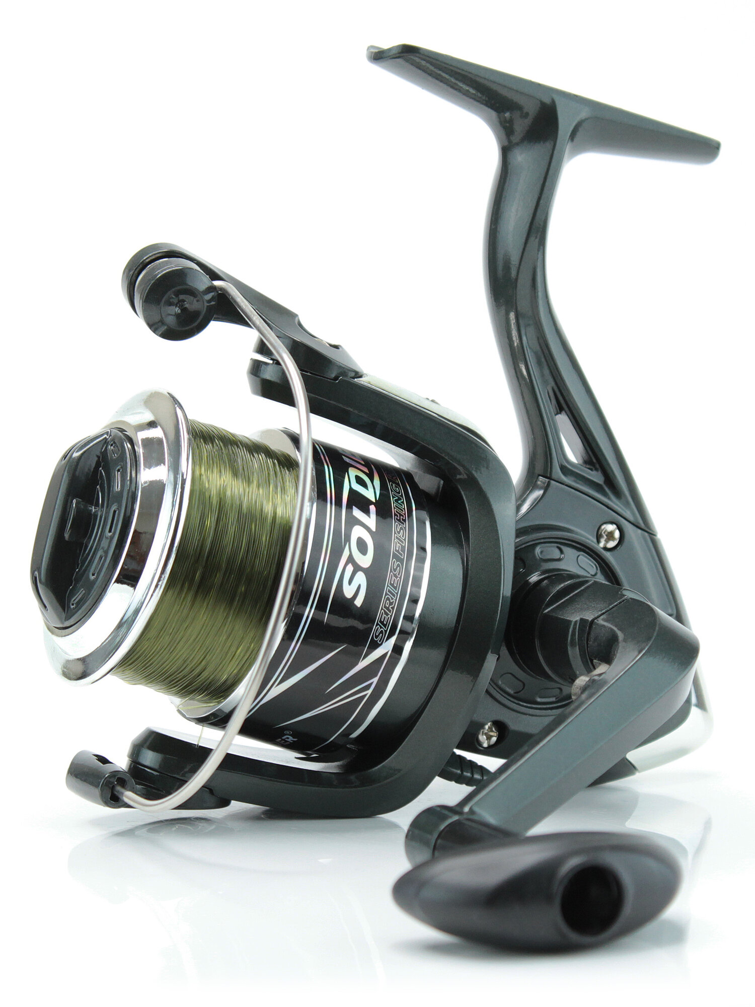 Катушка рыболовная RAIDER SOLDIER F6000A 1подш, (4,7:1) с леской 0,35 мм