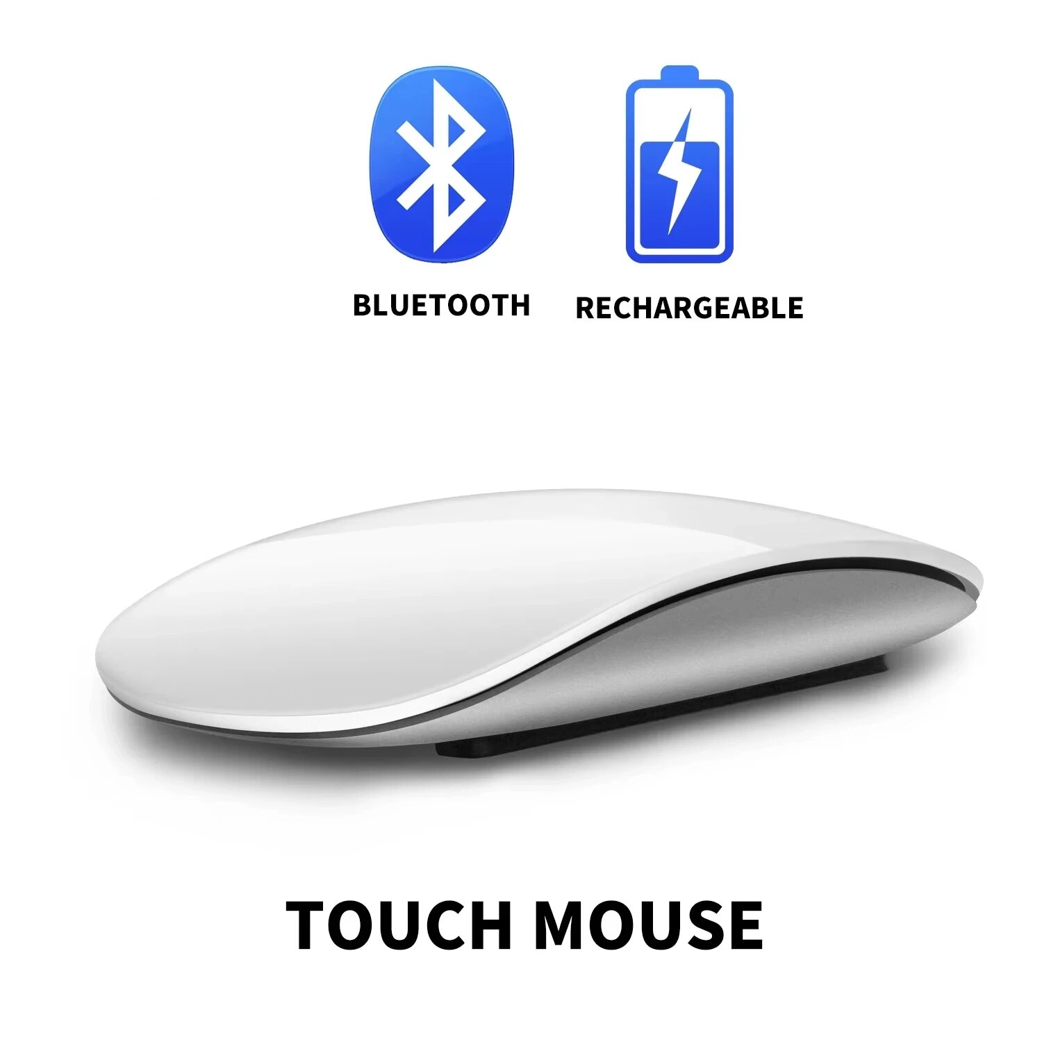 MIJIA Беспроводная Bluetooth мышь для Macbook Air, White