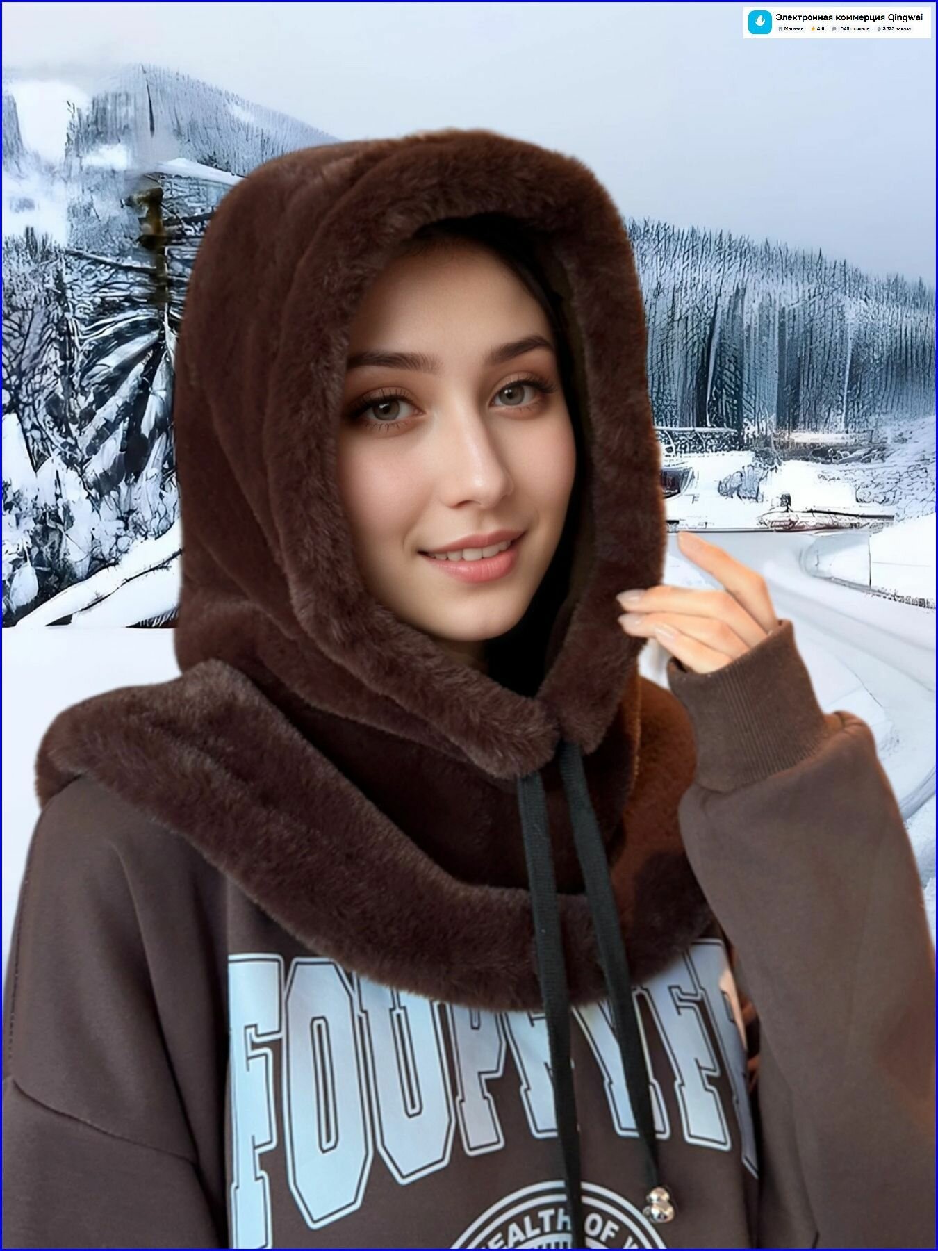 Капюшон  Осень-зима 2025 для мужчин и женщин