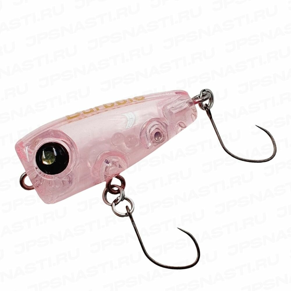 Поппер на форель Mukai Burbble (WG), 1.5 г, Skelton Pink / Форелевые приманки для рыбалки