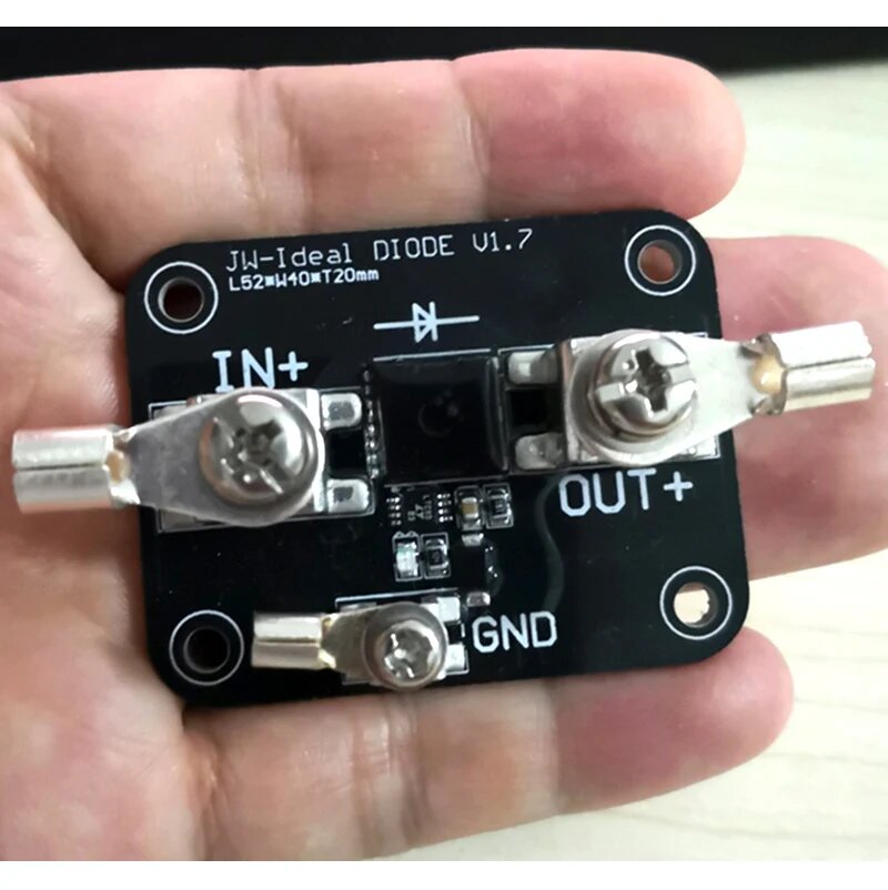 Солнечный диодный контроллер JW-Ideal Diode V1.7 30A, 0.7milliohms — фото 1