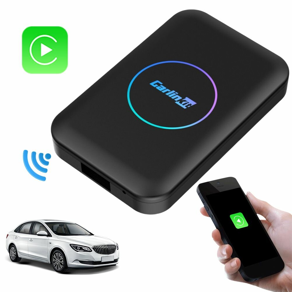 Беспроводной автомобильный адаптер для CarPlay и Android Auto, модель CPC200-Tbox, с поддержкой Android 10, 2 ГБ ОЗУ и 32 ГБ ПЗУ