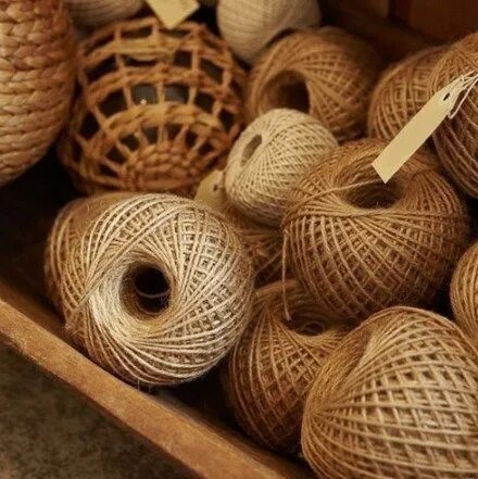 30 M джутовый шпагат в рулоне - декоративный канат и канат для вечеринок