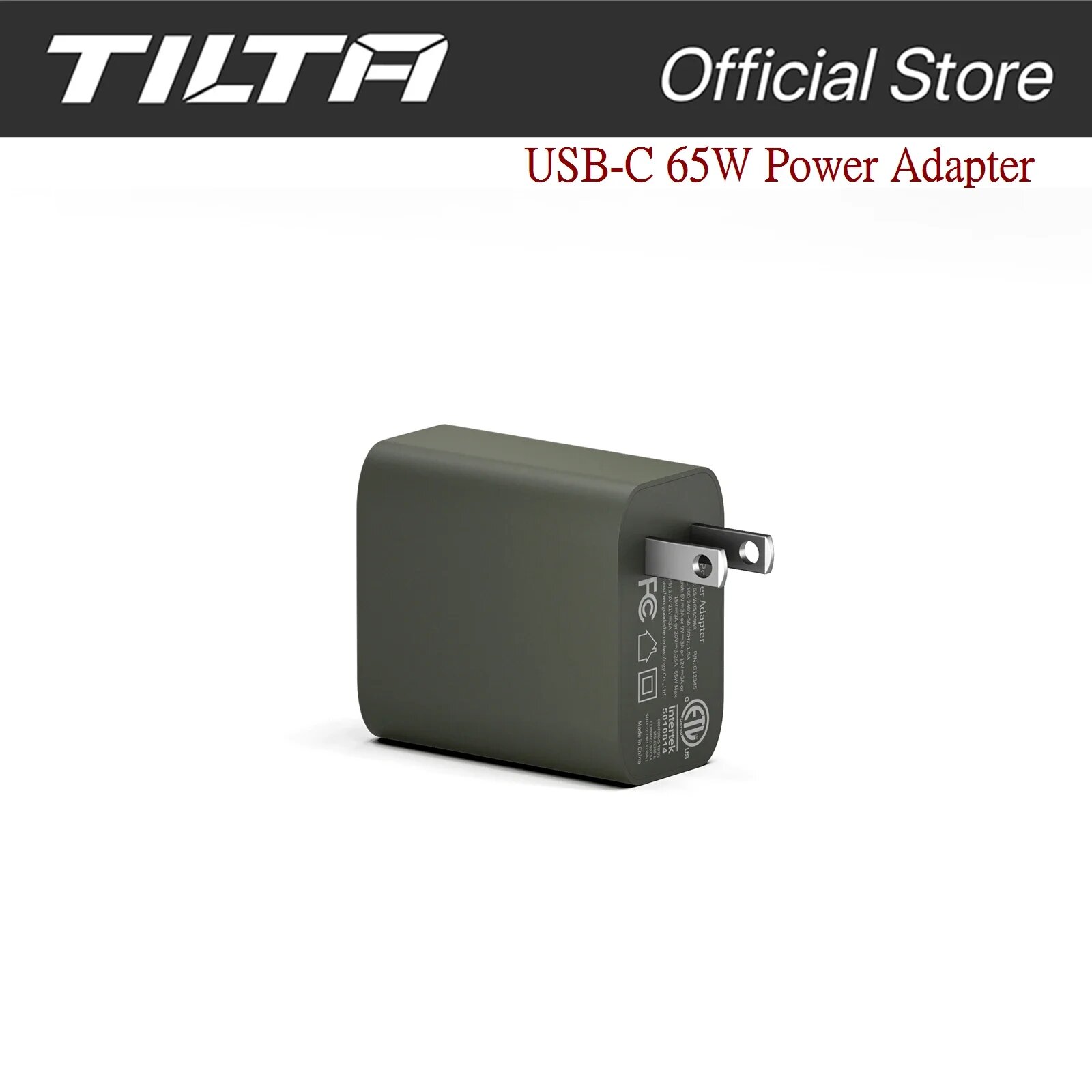 TILTA USB-C 65W Power Adapter (US)