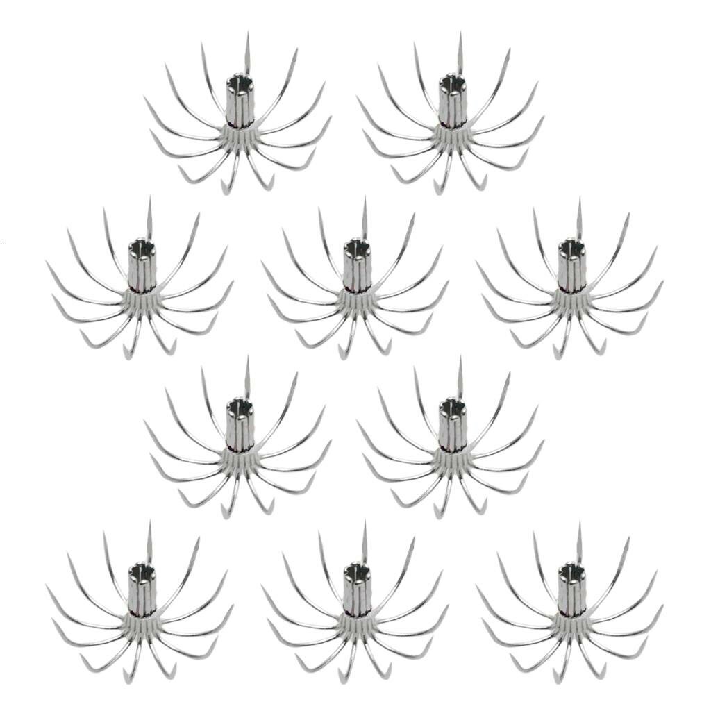 Крючки-зонт для кальмаров, 10 шт, 21mm