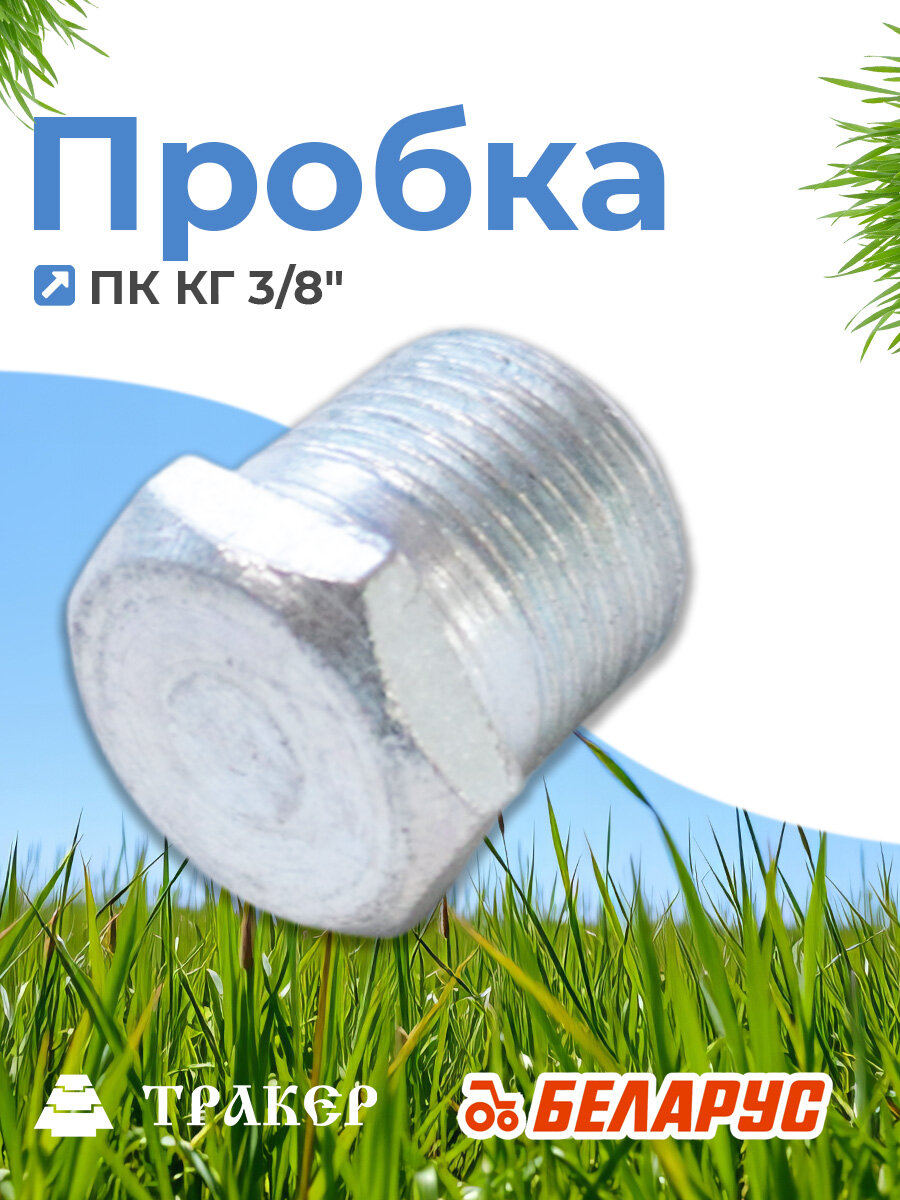 Пробка ПК КГ 3/8" (РУП МТЗ)