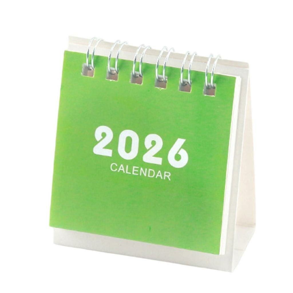 Настольный календарь на 2026 год, Зеленый