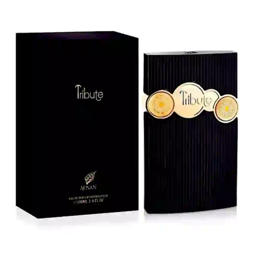 Afnan Tribute Black 100 мл парфюмерная вода, мужские, кожаные, древесные
