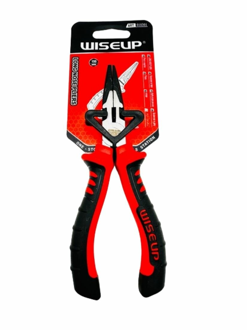 Плоскогубцы WISEUP с удлиненными губками 16.5x 6