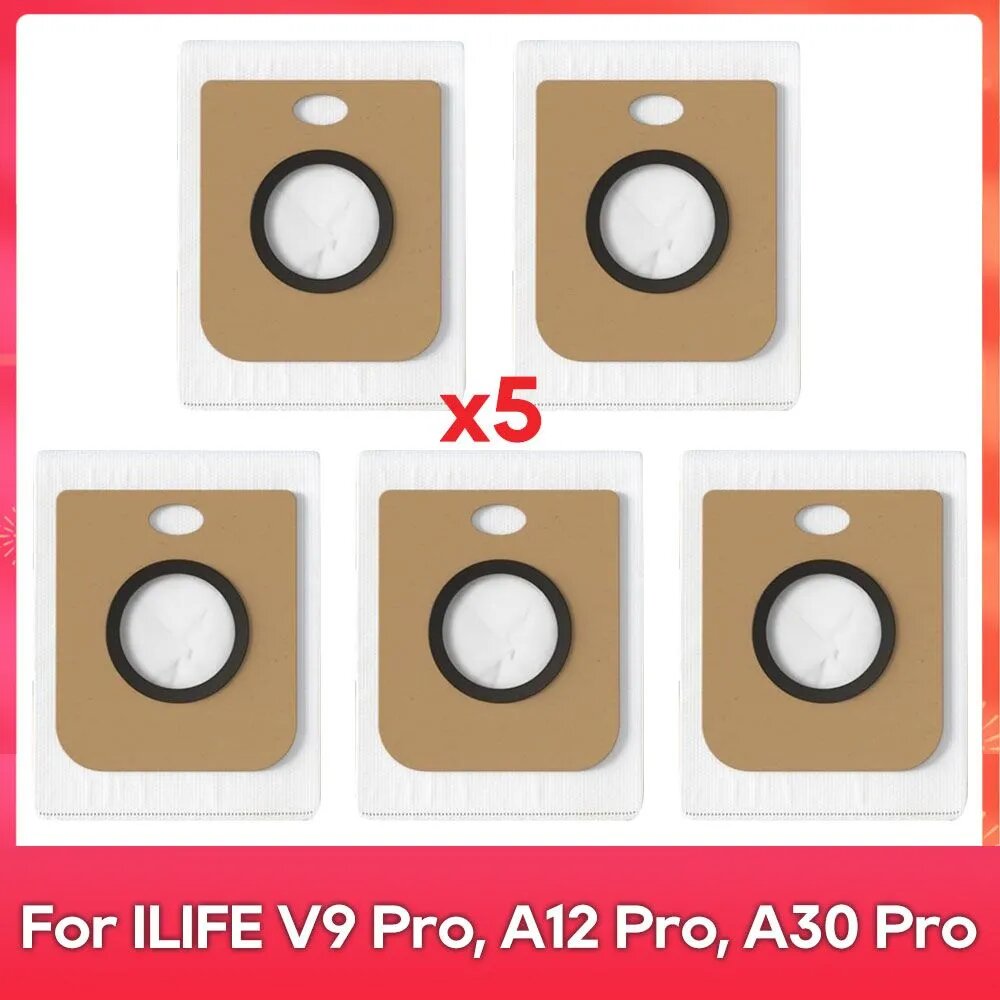 Мешок для пыли, совместимый с ( ILIFE V9 Pro, A12 Pro, A30 Pro ) аксессуары и запчасти для робота-пылесоса.