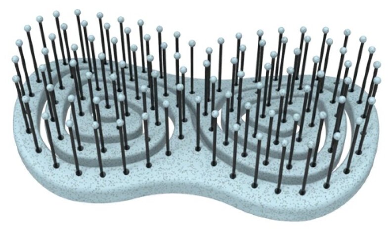 Hairway Щетка для волос Eco Avena 118 мм голубая
